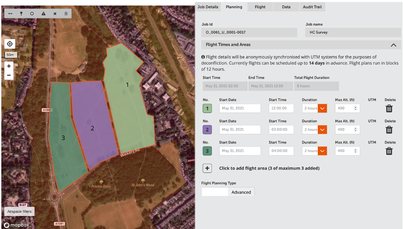 Flight Planning – Drone Cloud Support